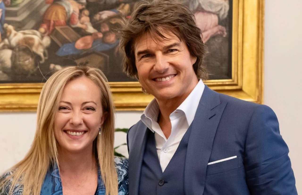 Tom Cruise e Giorgia Meloni, l'incontro a Roma (FOTO) | CinemaSerieTV.it